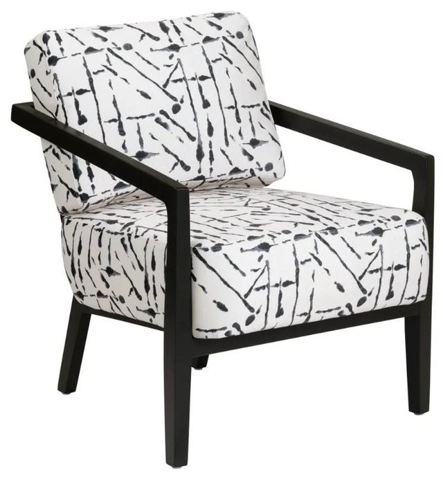 Crestview Collection Rorschach Black/White Accent Chair | The Cleveland ...
