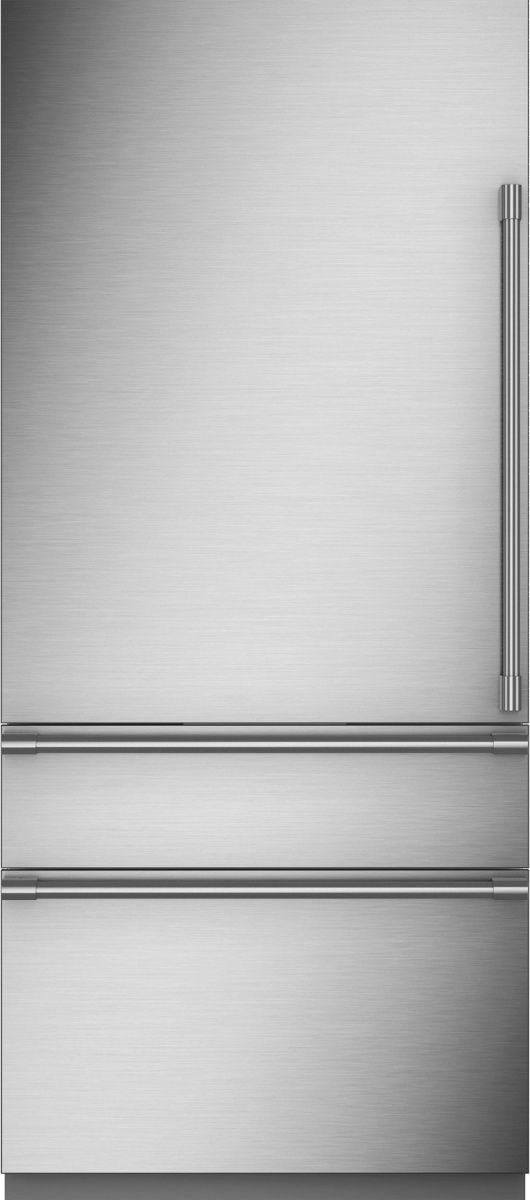 Monogram® 36 in. 20.2 Cu. Ft. Panel Ready Counter Depth Bottom Freezer ...