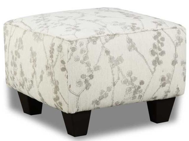 Corinthian Celadon Raffia Ottoman | Jacksonville, NC