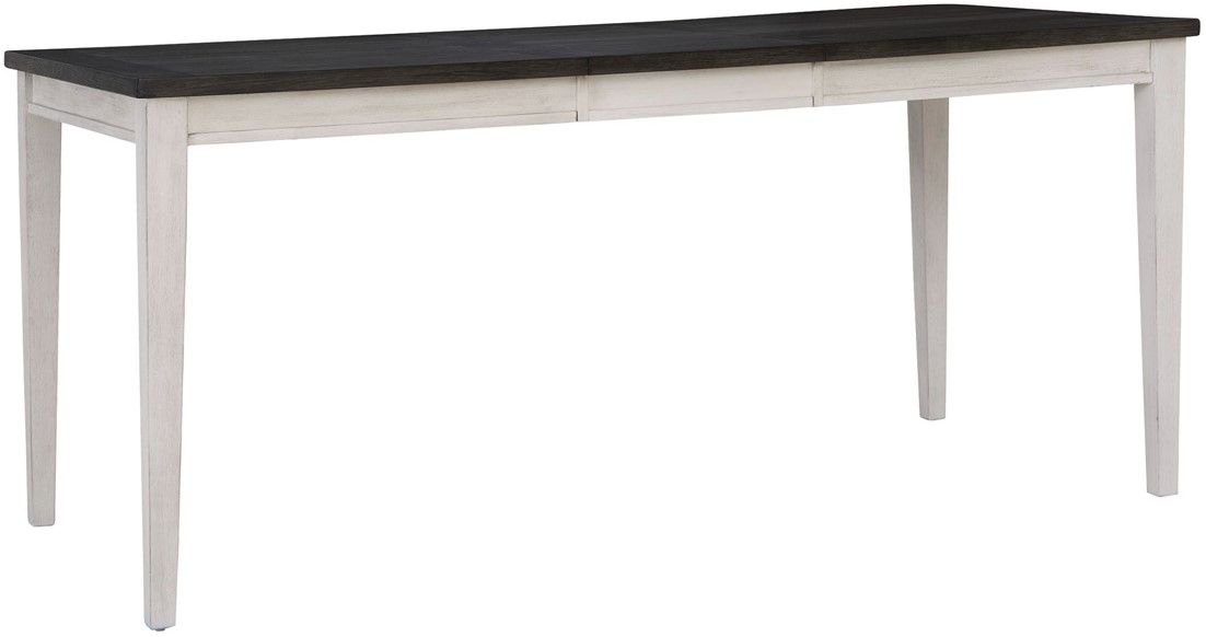 aspenhome® Caraway Aged Ivory/Brown Counter Height Dining Table ...