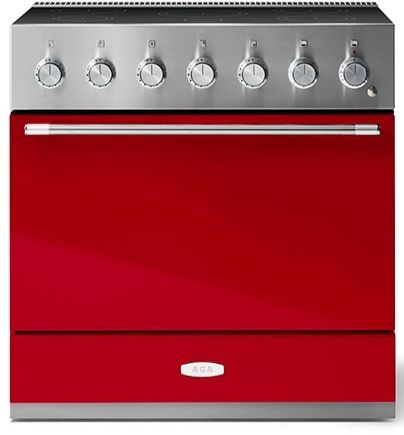 AGA™ Mercury 36" Piccadilly Red Slide In Induction Range | Jerome’s ...