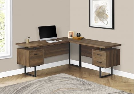 Monarch Specialties Inc. Walnut Computer Desk Halton Hills Furniture Appliances