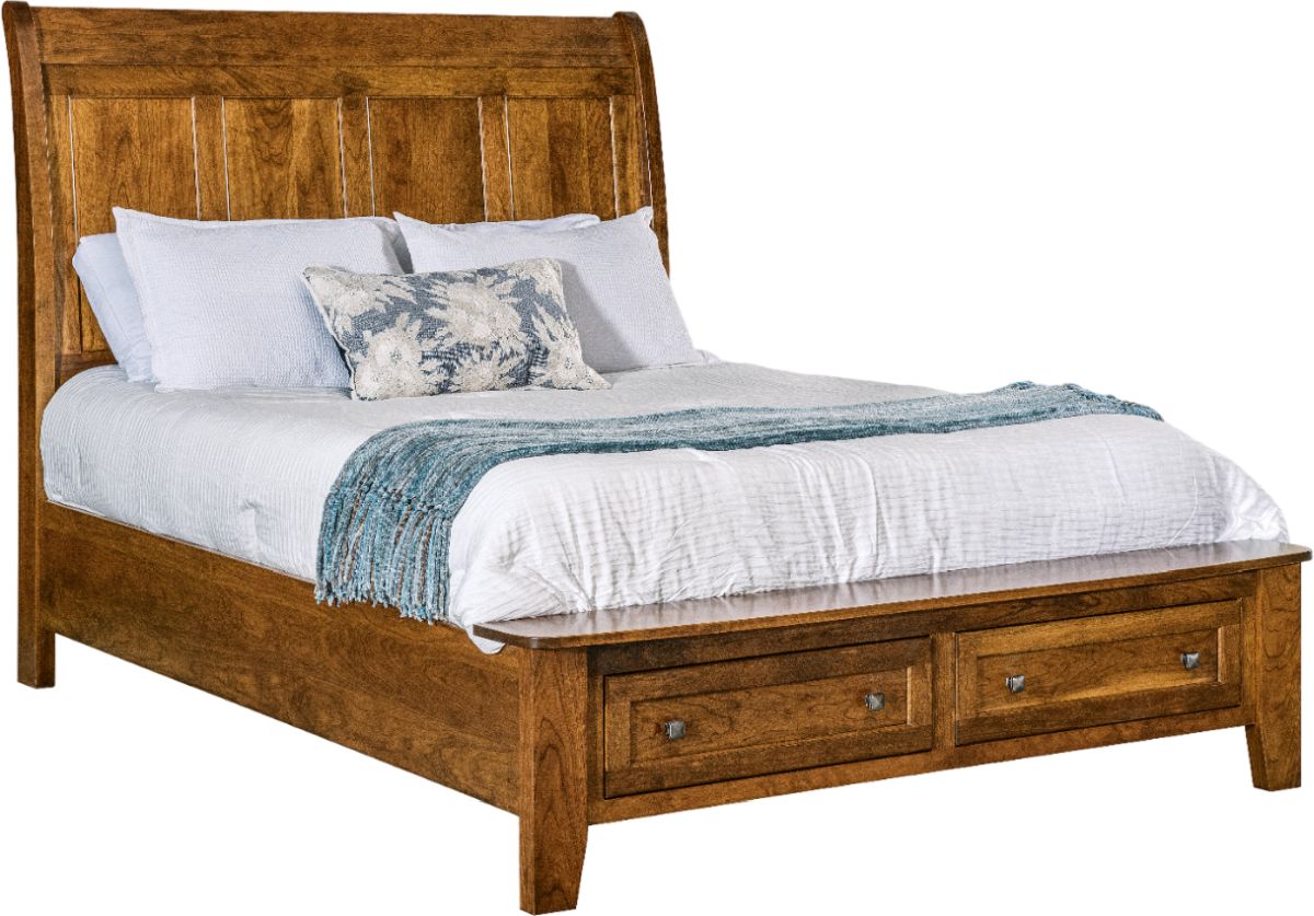 Archbold Furniture Customizable Bob Timberlake American Home King Sleigh Storage Bed Farnham s Furniture Galleries Casper Wyoming
