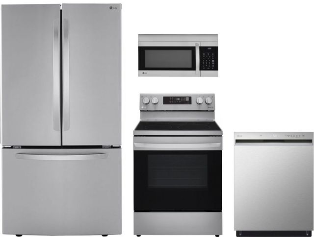 LG 4 Piece Stainless Steel Kitchen Package | SND Appliances ...