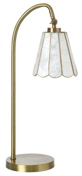 Stylecraft Verity Brass Table Lamp | Miskelly Furniture