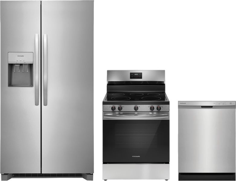 Frigidaire® 3 Piece Stainless Steel Kitchen Package | Aztec Appliance ...