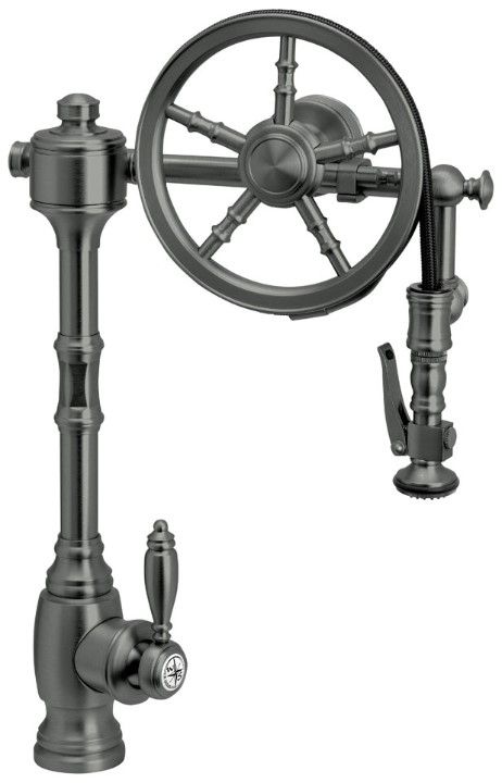 Waterstone™ Graphite Wheel Pulldown Faucet | Yale Appliance | Boston ...