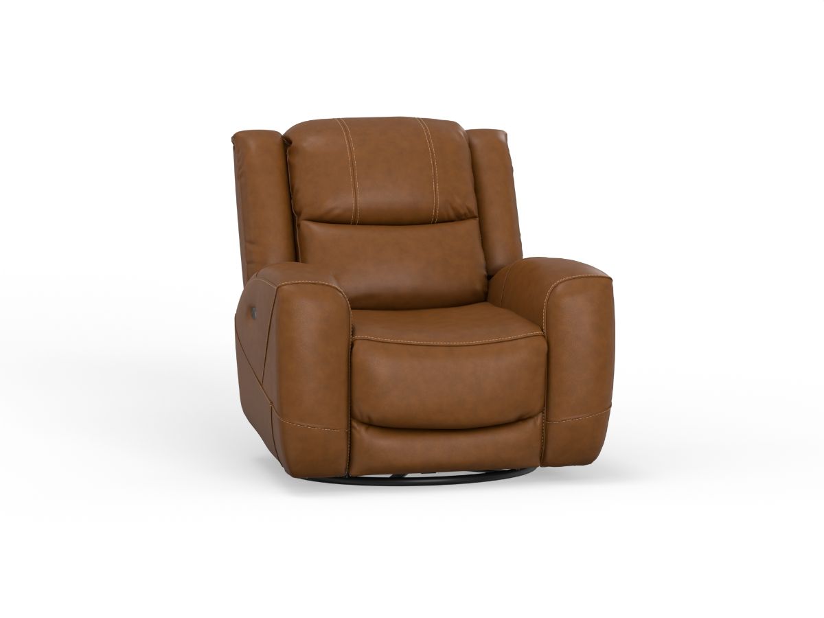 Toffee Power Swivel Glider Recliner | Bob Mills Furniture