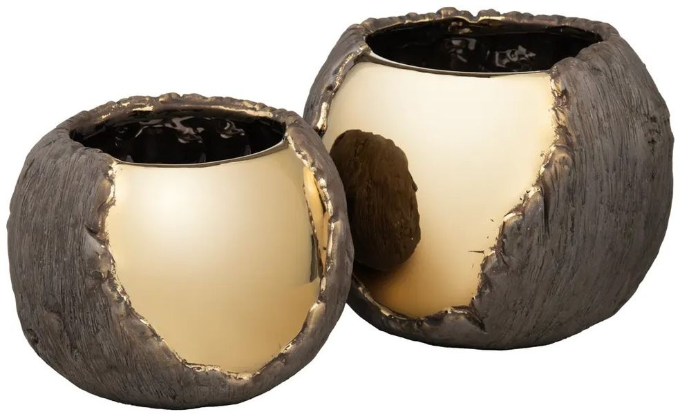 Crestview Collection Renault 2-Piece Bronze Container Set | Bob Mills ...