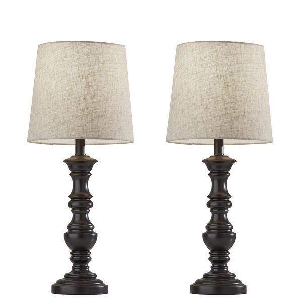 Adesso® Robert Black 2 Piece Table Lamp Bonus Pack | The Cleveland ...