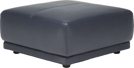 Natuzzi Editions Customizable Parigi Leather Ottoman | Fischer ...