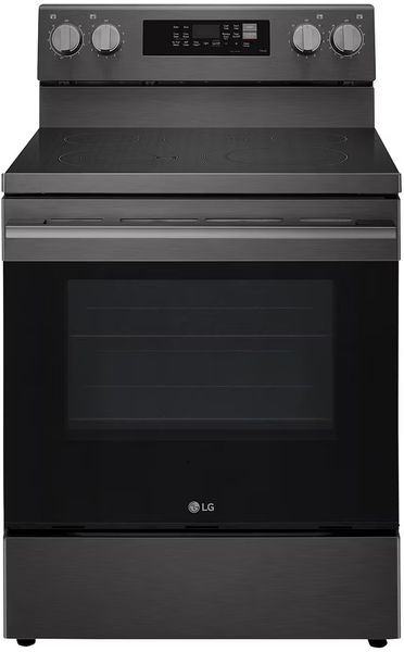 LG 30" Black Stainless Steel InstaView® Freestanding Electric Range ...