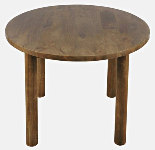 Jofran Inc. Bodhi Brown Round Solid Wood Dining Table | Fischer ...