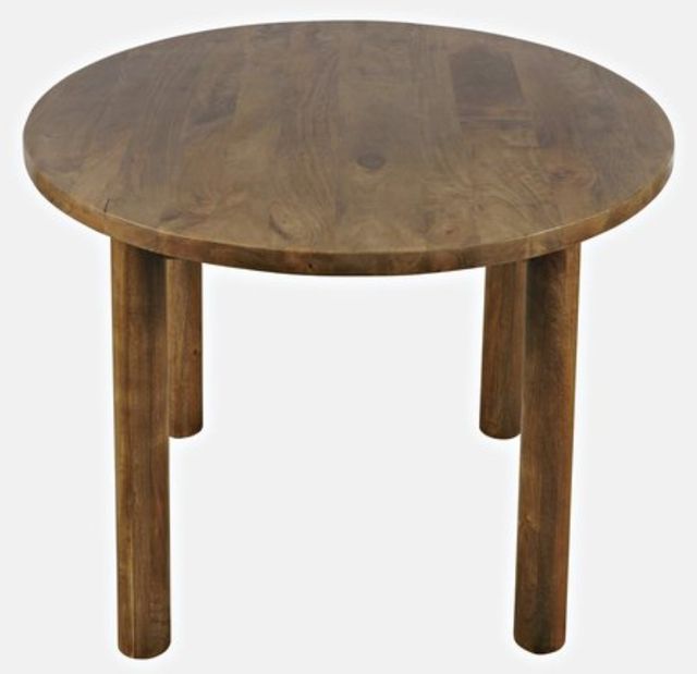 Jofran Inc. Bodhi Brown Round Solid Wood Dining Table | Fred's ...