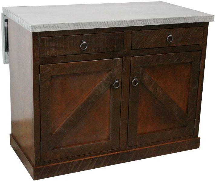 American Heartland Manufacturing Rustic Two Tone Cherry/White Kitchen ...