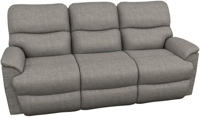 La-Z-Boy® Trouper Charcoal Power Reclining Sofa with Headrest and ...