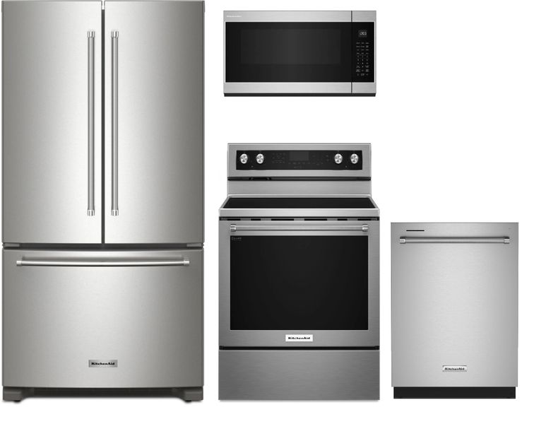 KitchenAid® 4 Piece Kitchen Package in Stainless Steel | Spencer's TV ...