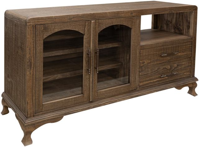 International Furniture Direct Arlette Caramel Console | Miskelly Furniture