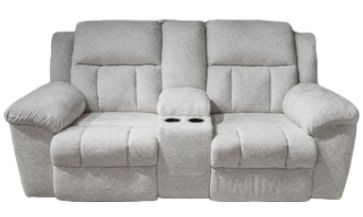 Signature Design by Ashley® Frohn Snow Manual Reclining Loveseat | BlvdHome