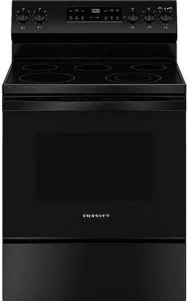 Crosley® 30" Black Freestanding Electric Range | Ohm's Appliance Center ...