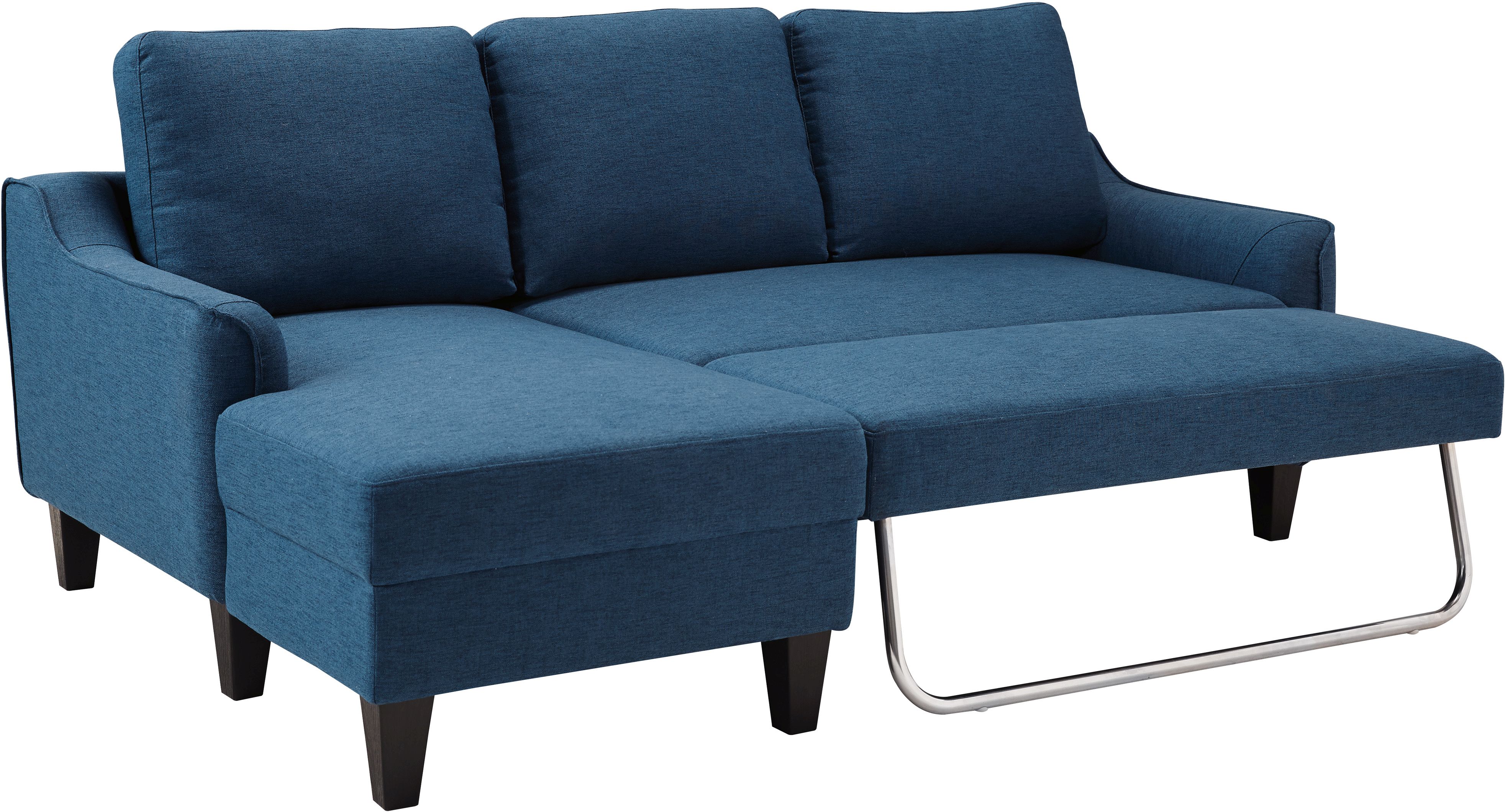 Jarreau sofa chaise sleeper blue store
