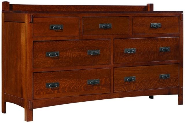 Mavin Customizable American Craftsman 7-Drawer Dresser | Fitzgerald ...