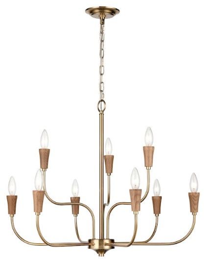 Stein World Signature Inga Brass 29" Chandelier | Lichti's TV ...