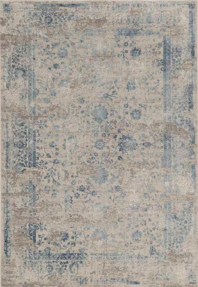 KAS Rugs Generations Blue/Grey Brigid 8'x11' Area Rug | Colder's ...