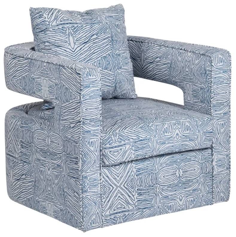Crestview Collection Forma Blue Accent Chair | Bob Mills Furniture