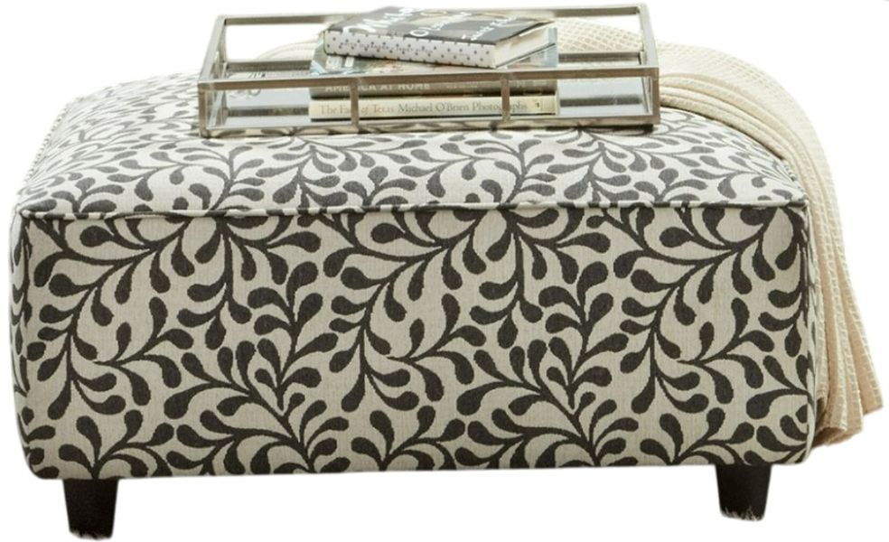 Fusion Furniture Basic Berber Dutch Charcoal Black/White Cocktail ...