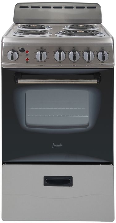 Avanti® 20" Stainless Steel Freestanding Electric Range | Spencer's TV ...