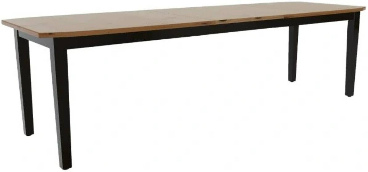Mavin Customizable 2-Leaves 36" x 84" Boat Extendable Dining Table ...