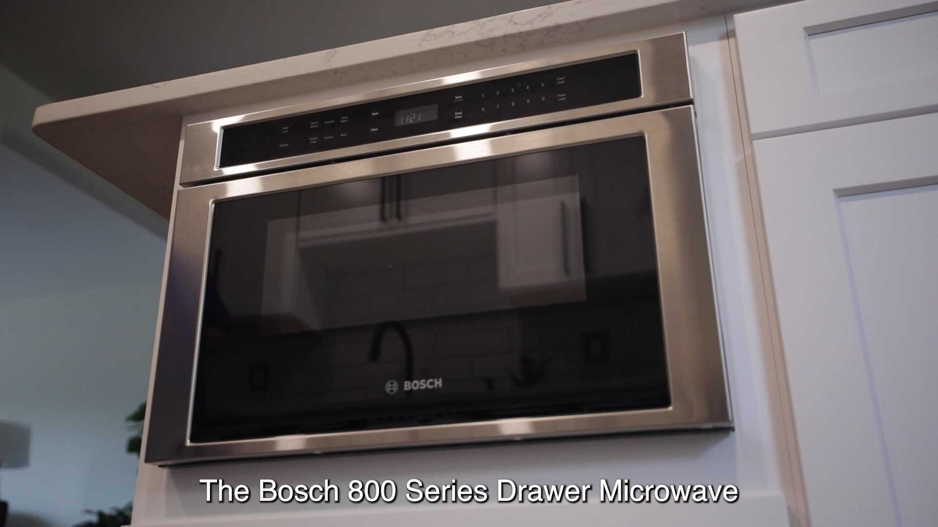 Bosch 800 Series 1.8 Cu. Ft. Stainless Steel Over The Range Microwave ...